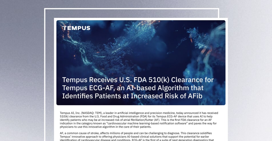 Cardiology Care Gap Solutions - Tempus